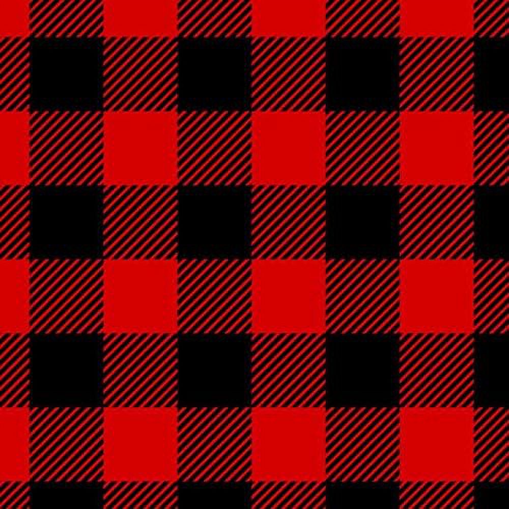 Buffalo Plaid Lumberjack Anti-Pill Premium Fleece Fabric by The Yard ...