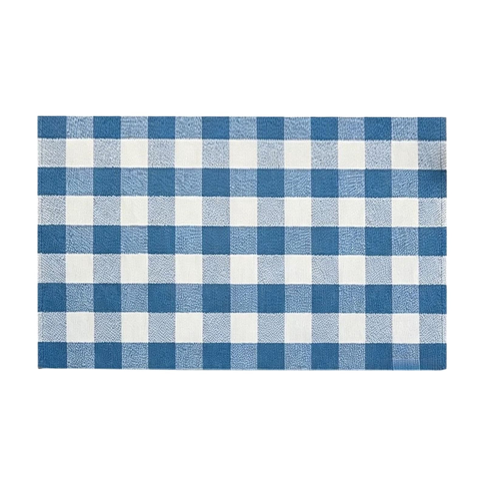 Buffalo Plaid Outdoor Rug, Checkered Front Porch Mat Machine Washable ...
