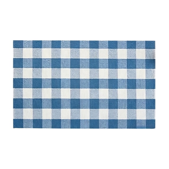 Buffalo Plaid Outdoor Rug, Checkered Front Porch Mat Machine Washable ...