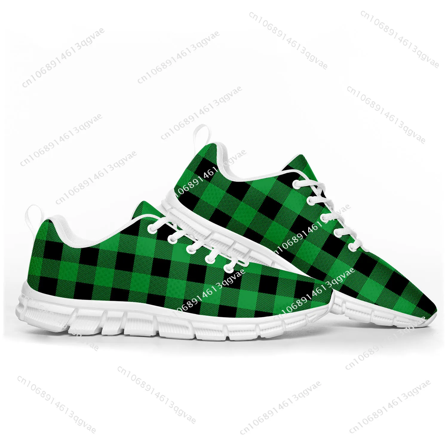 Buffalo Plaid Pattern Pop Sports Shoes Mens Womens Teenager Kids ...
