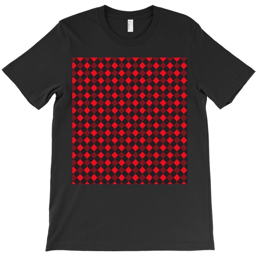 Buffalo Plaid Red And Black Checks Funny Pattern Holiday Graphic H8824 ...
