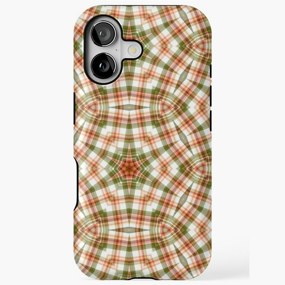 Buffalo Plaid Red Green Holiday Christmas Pattern Case for iPhone 17 16 ...