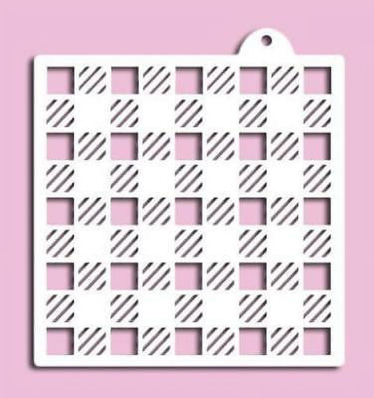 Buffalo Plaid Stencil - Walmart.com