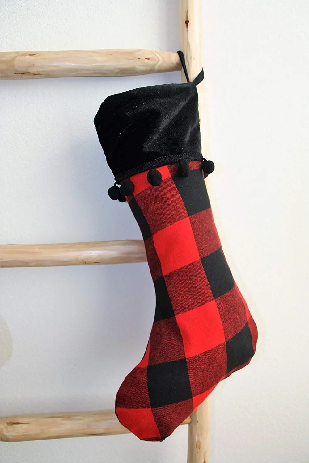 Buffalo Plaid Stockings – Christmas Stockings – 20 x 11-inch Handmade ...