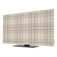 Buffalo Plaid TV Cover for 43 Inch Screen,Stretch Fabric Dustproof TV ...