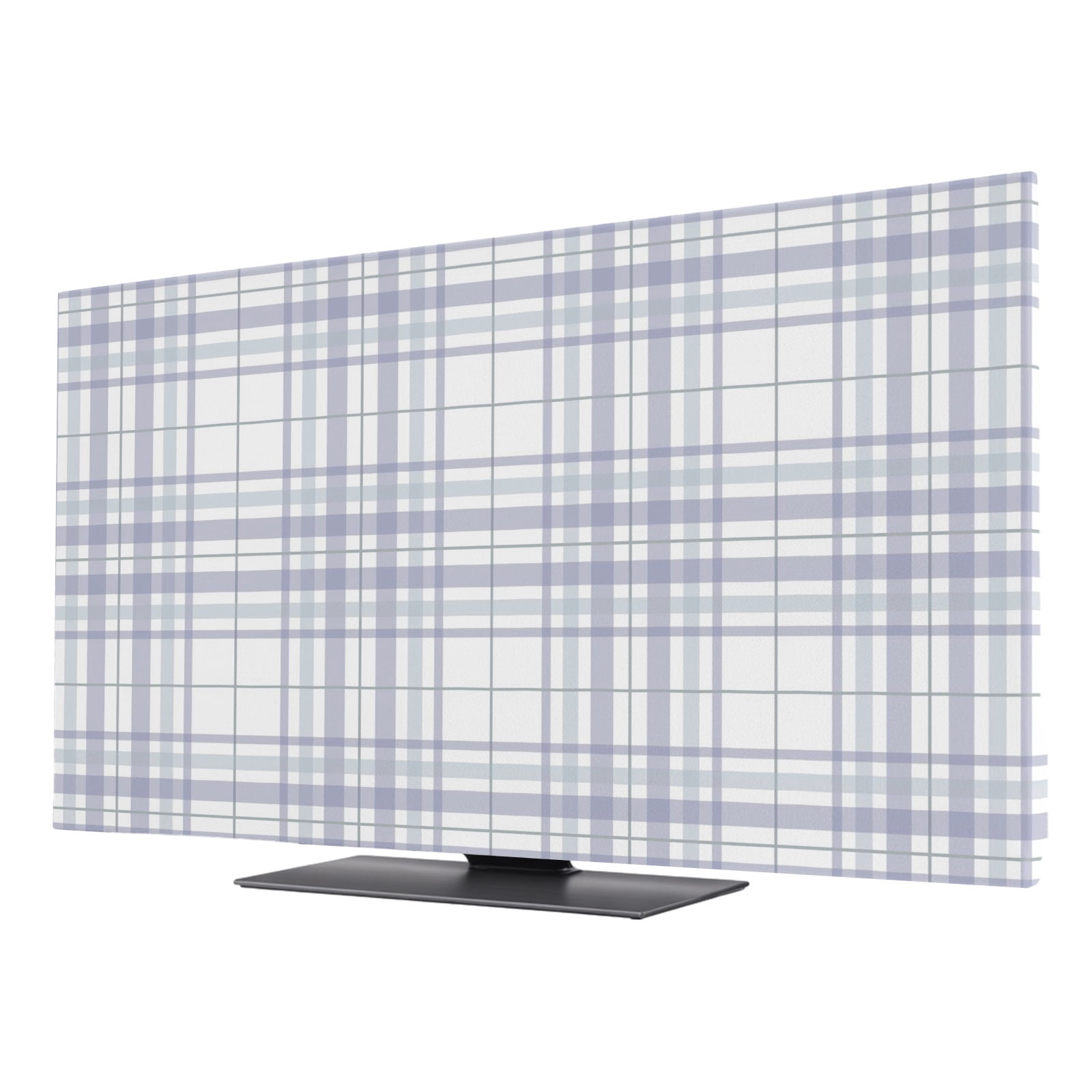 Buffalo Plaid TV Cover for 65 Inch Screen,Stretch Fabric Dustproof TV ...
