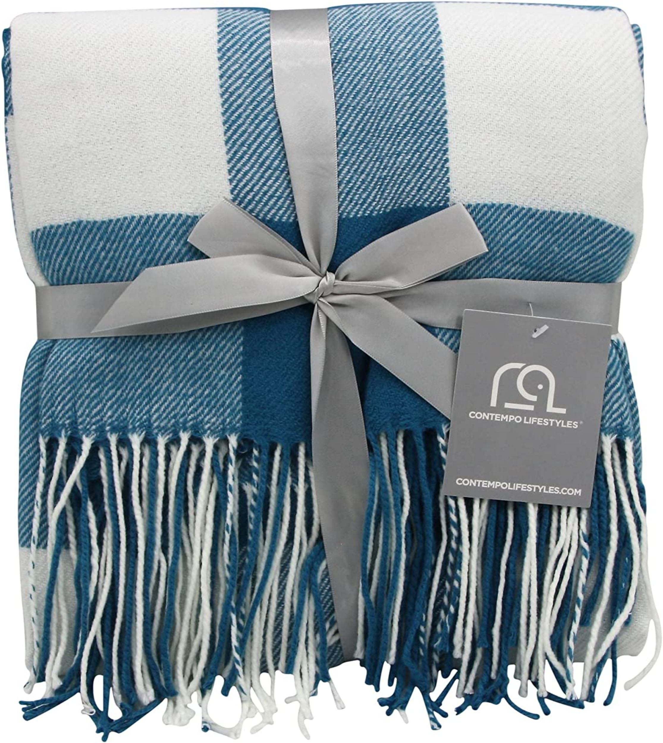 Buffalo Plaid Throw Blanket by Contempo Lifestyles – 50 x 70 Inch ...