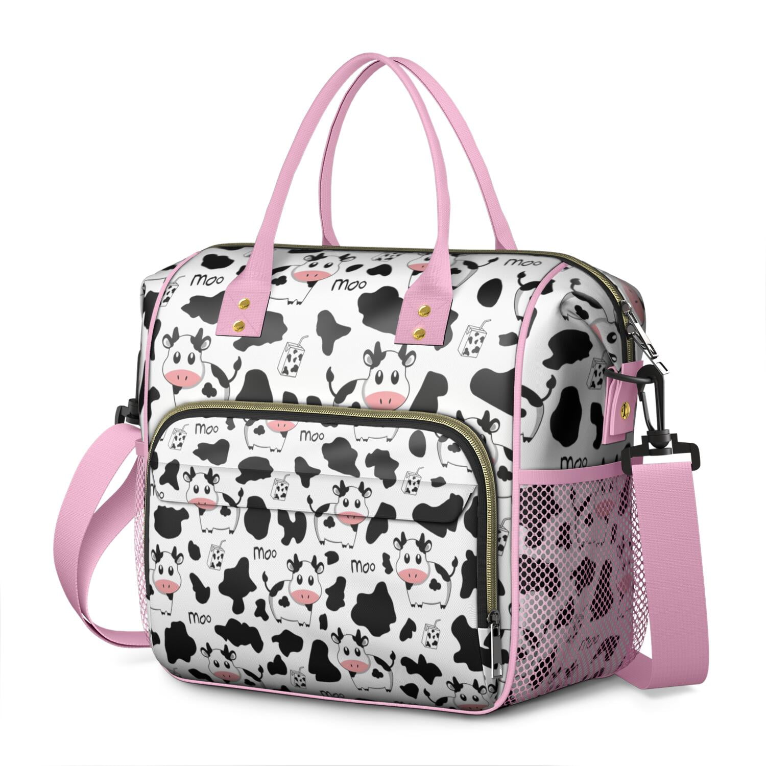 Buffalo Print Insulated Lunch Box – Large Leakproof Cooler Tote with ...