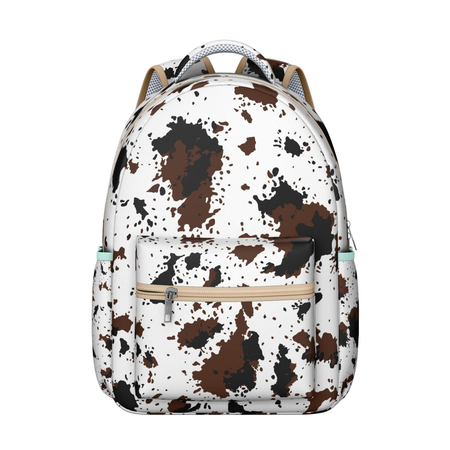 Buffalo Print Students Backpack Minimalist Rustic Farm Design with ...