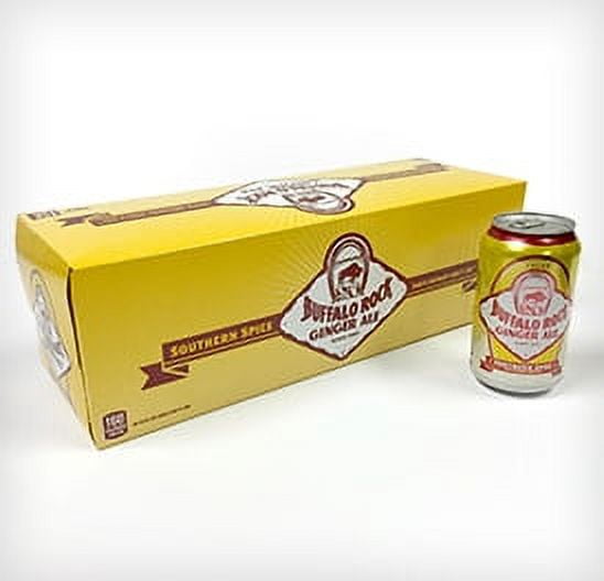Buffalo Rock Southern Spice Ginger Ale Soda Pop, 12 fl oz, 12 Pack Cans ...