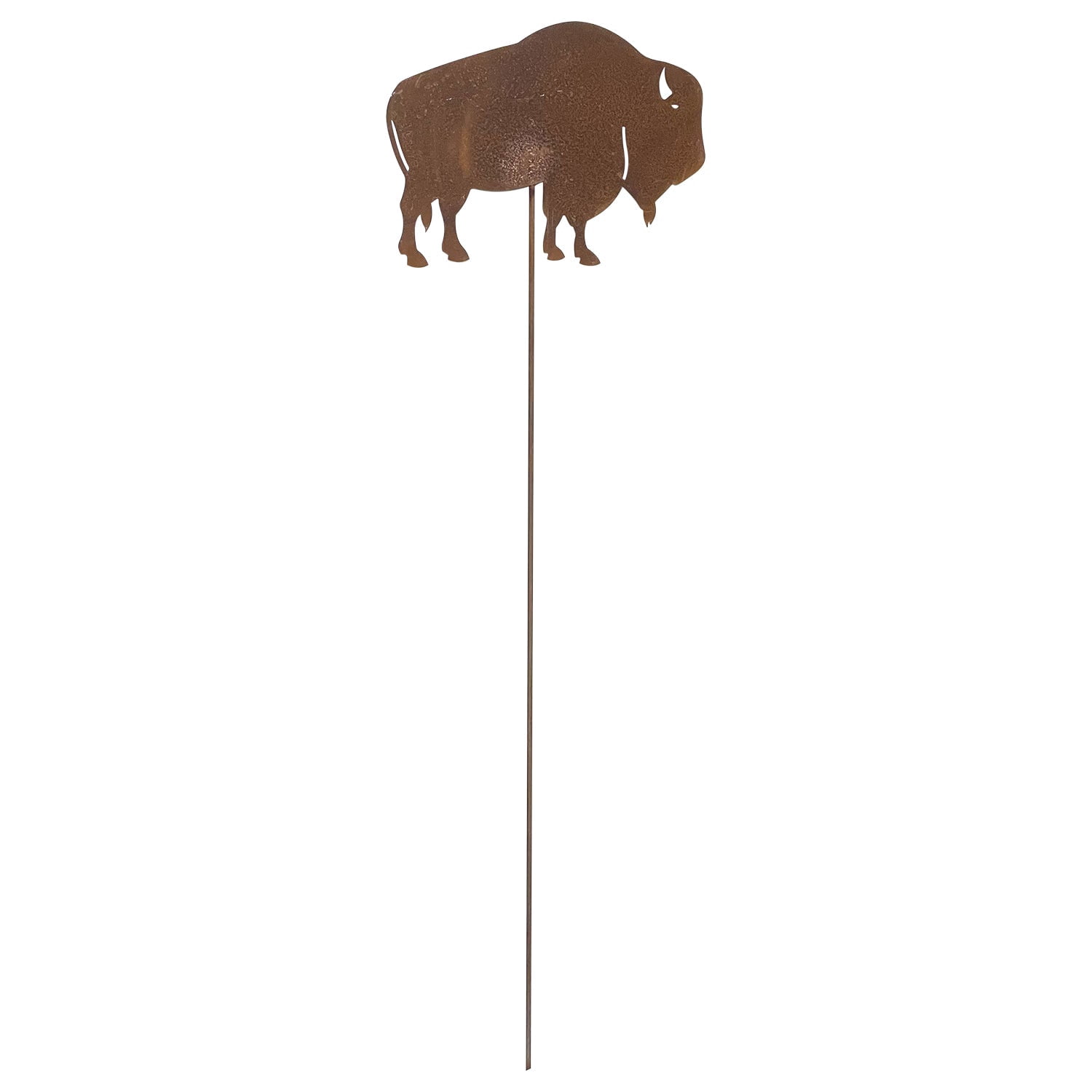 Buffalo Rusted Garden Stake - Walmart.com