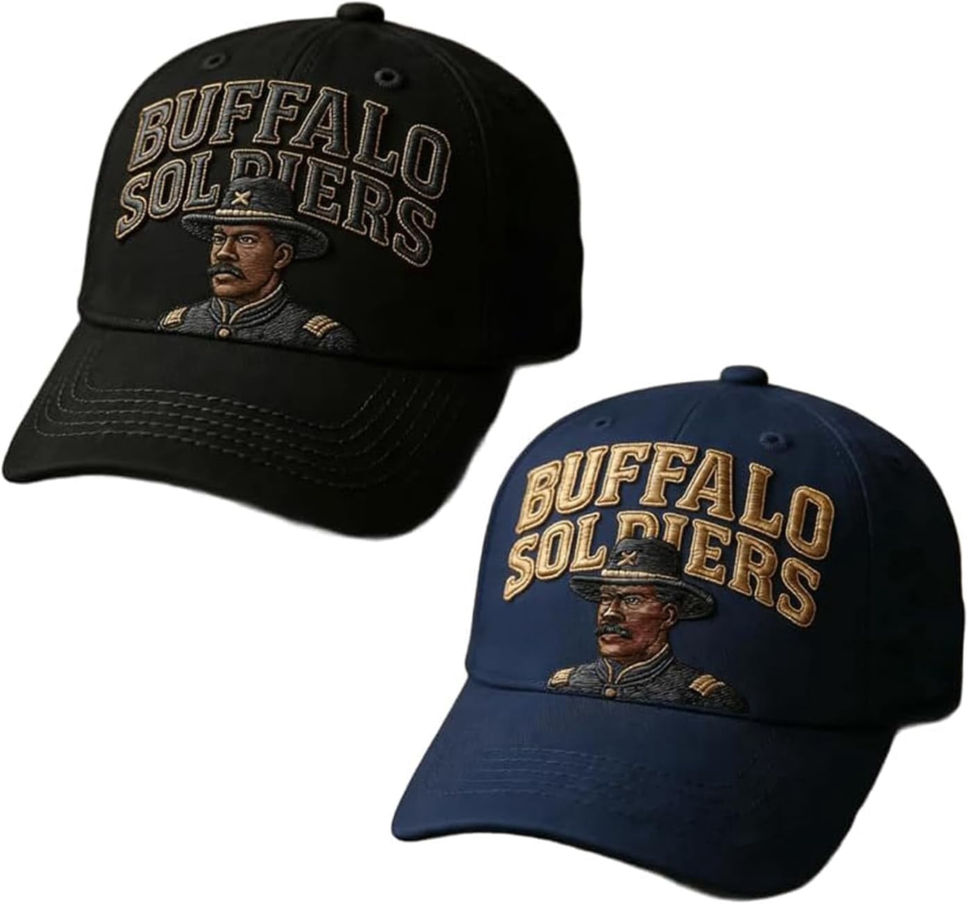 Buffalo Soldier Hats Baseball Cap,3D Embroidered Baseball Hats ...