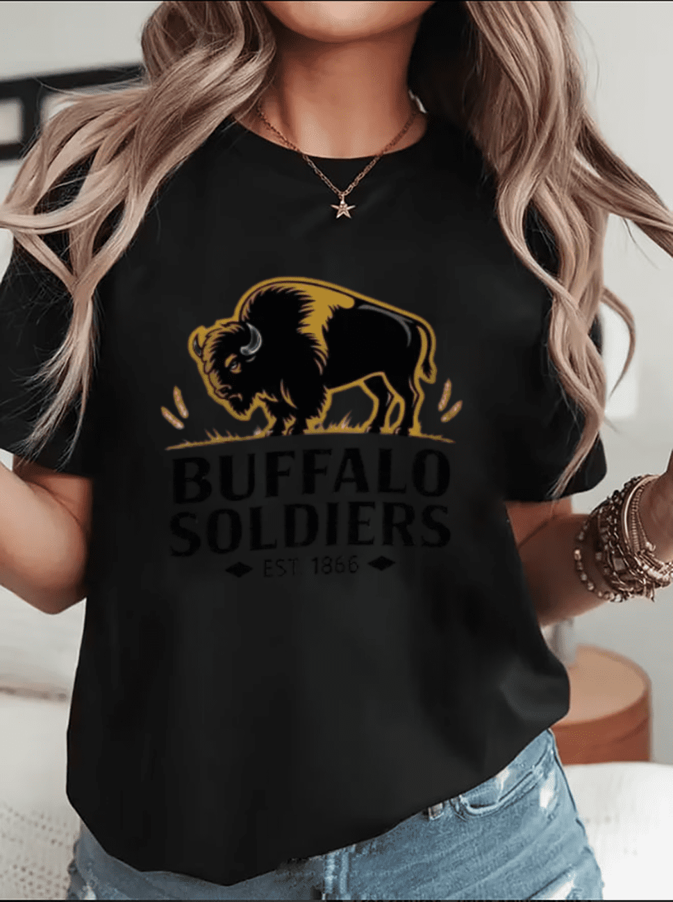 Buffalo Soldiers Historical Pride Military Heritage Art Unisex T-Shirt ...