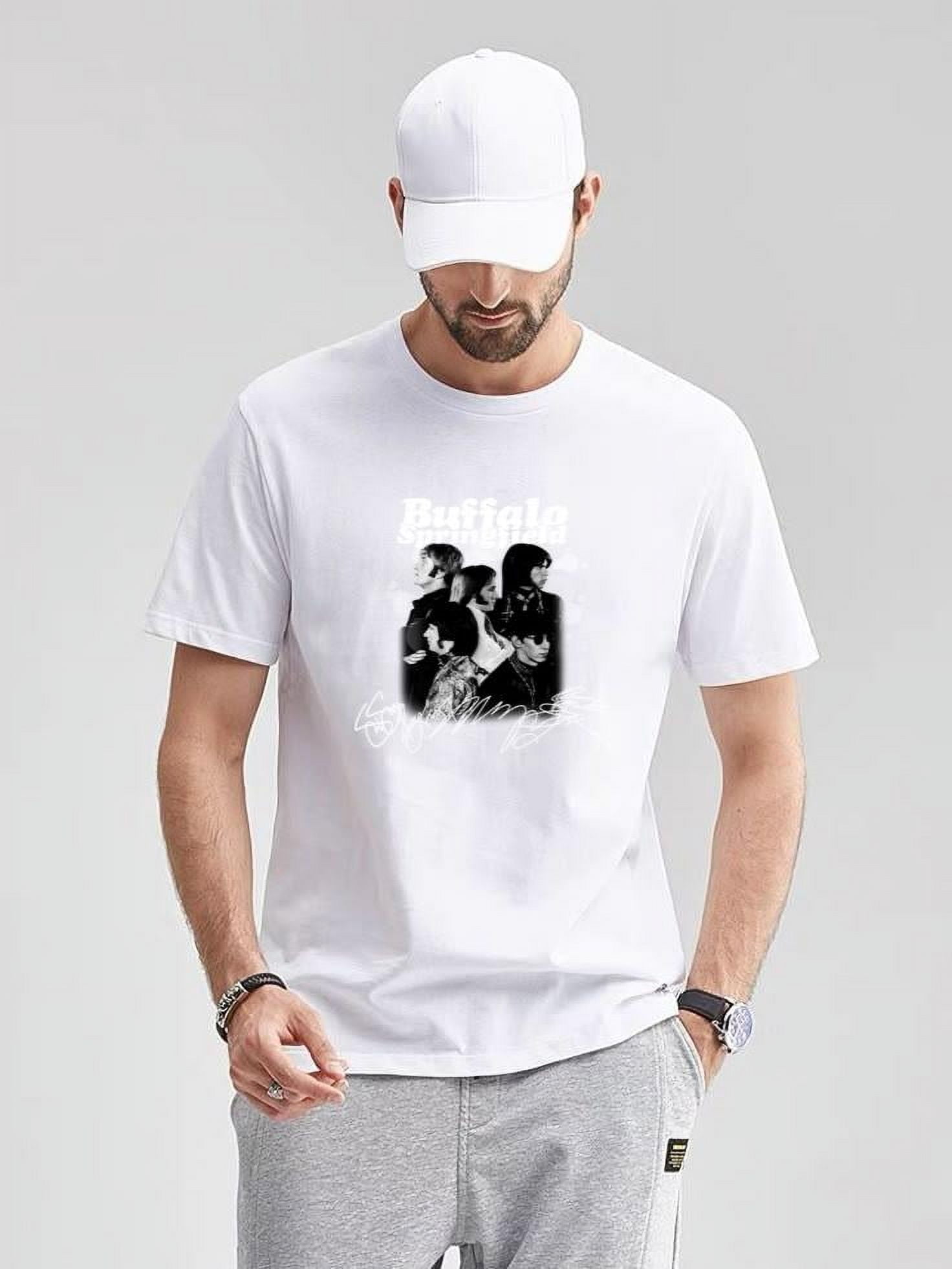 Buffalo Springfield T-Shirt Rock Band Signatures Design, for men ...