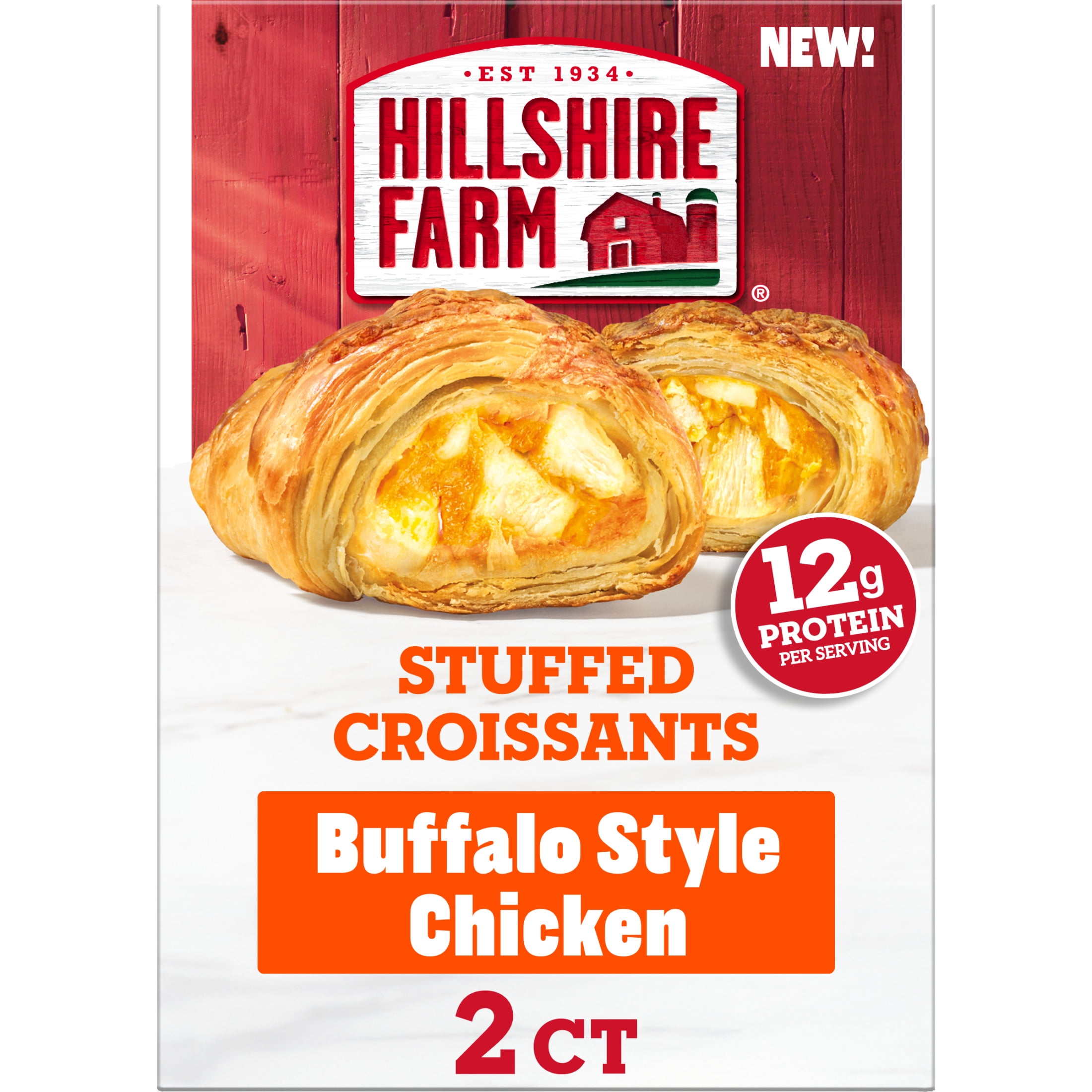 Hillshire Farm Buffalo Style Chicken Stuffed Croissants, 8 oz, 2 Count ...