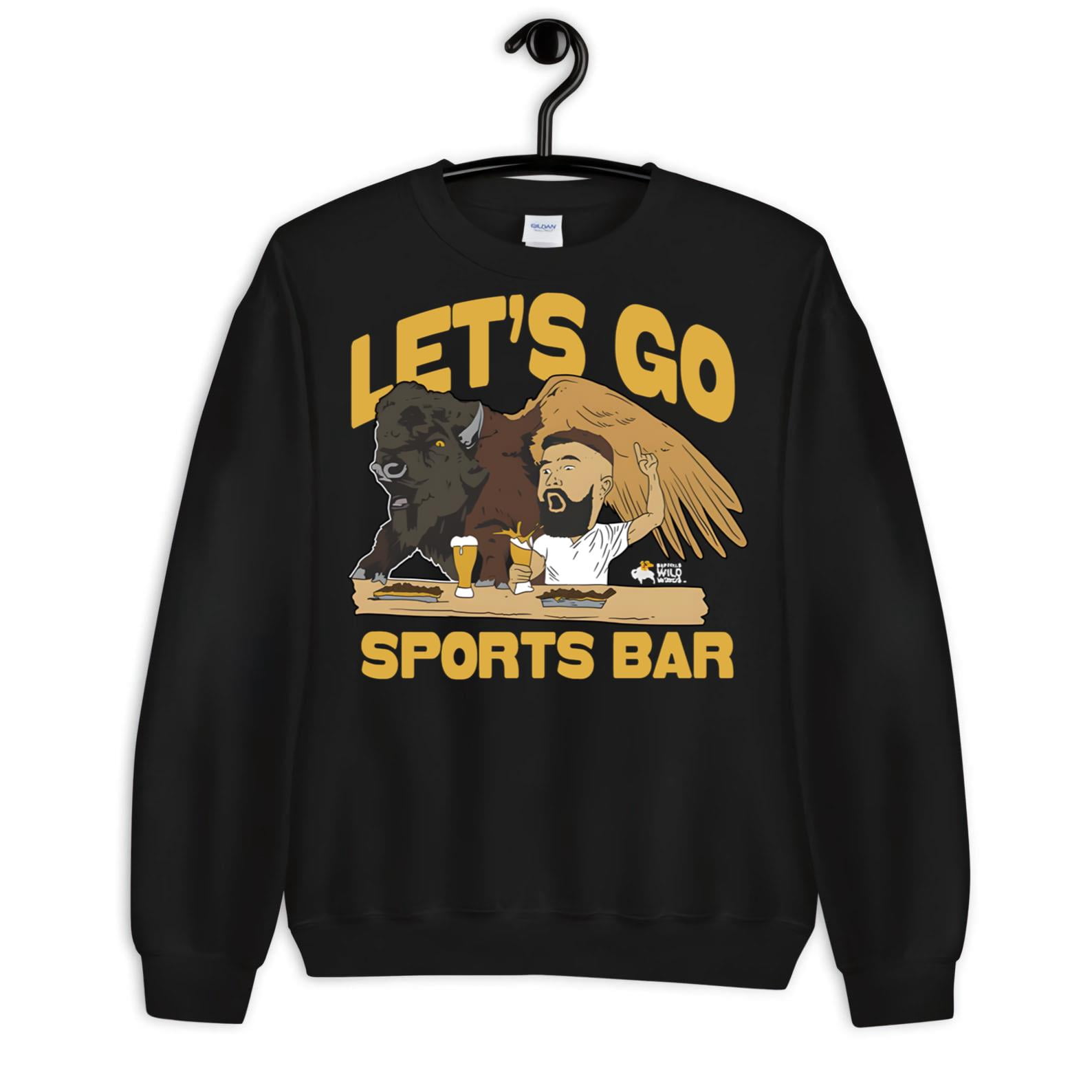 Buffalo Style x Jason K. Let's Go Sports Bar T-shirts-TH5459 - Walmart.com