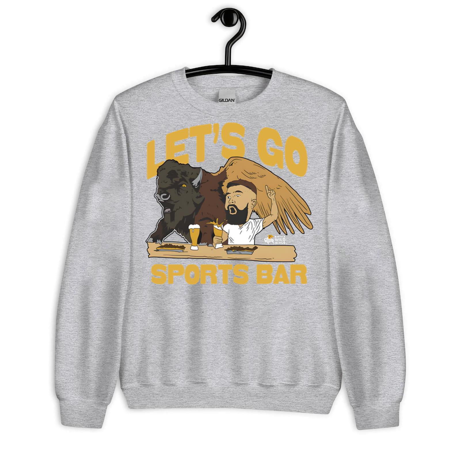 Buffalo Style x Jason K. Let's Go Sports Bar T-shirts-TH5459 - Walmart.com