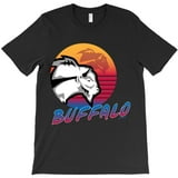 Buffalo Summer Funny Animal Graphic Novelty Art Design Season H32208 T ...