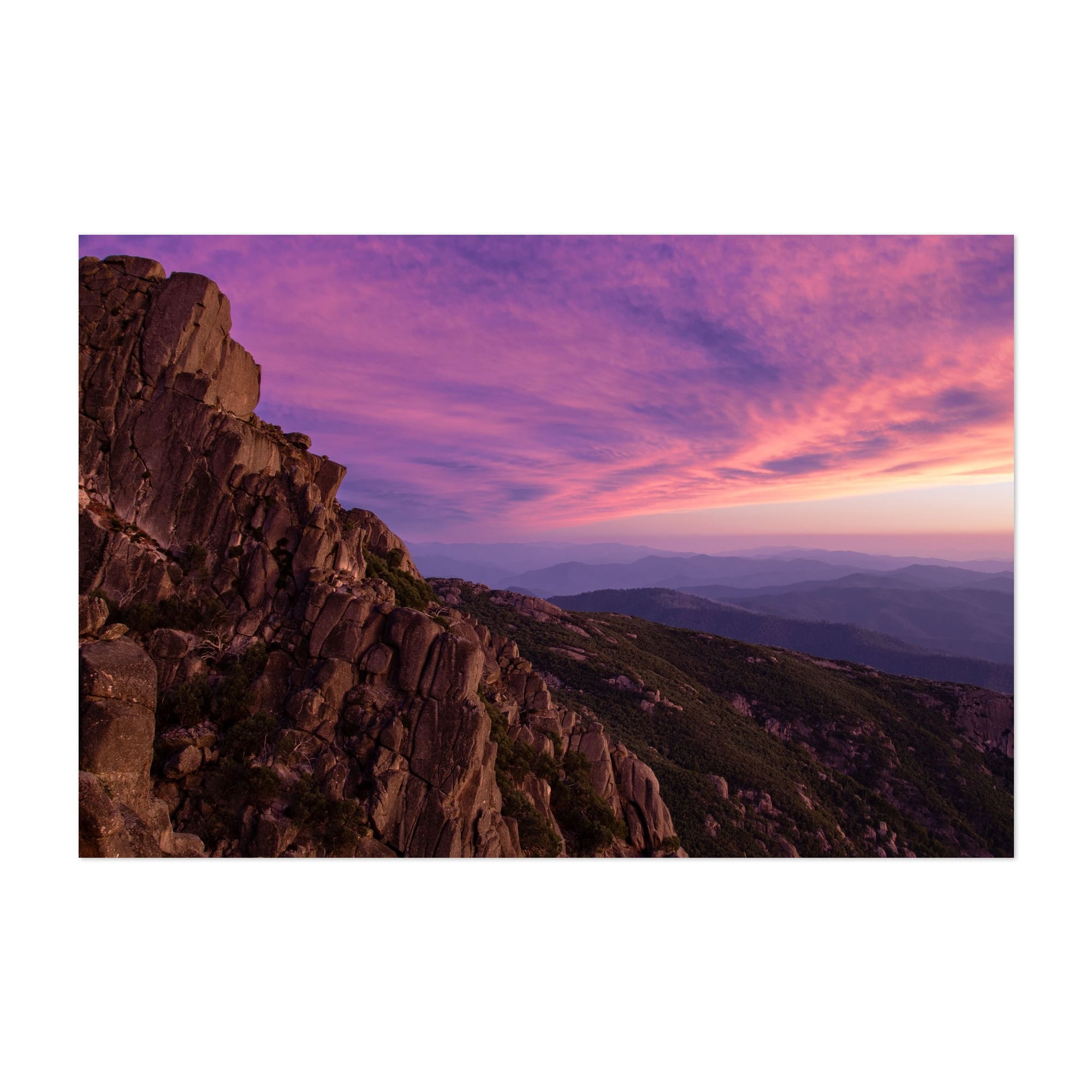 Buffalo Sunset - Mount Buffalo Victoria Australia Photography Sunset ...