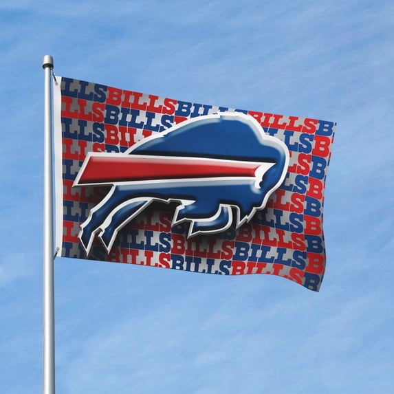 Buffalo Team Double Sided Flag 3x5ft Match Support Flag American ...