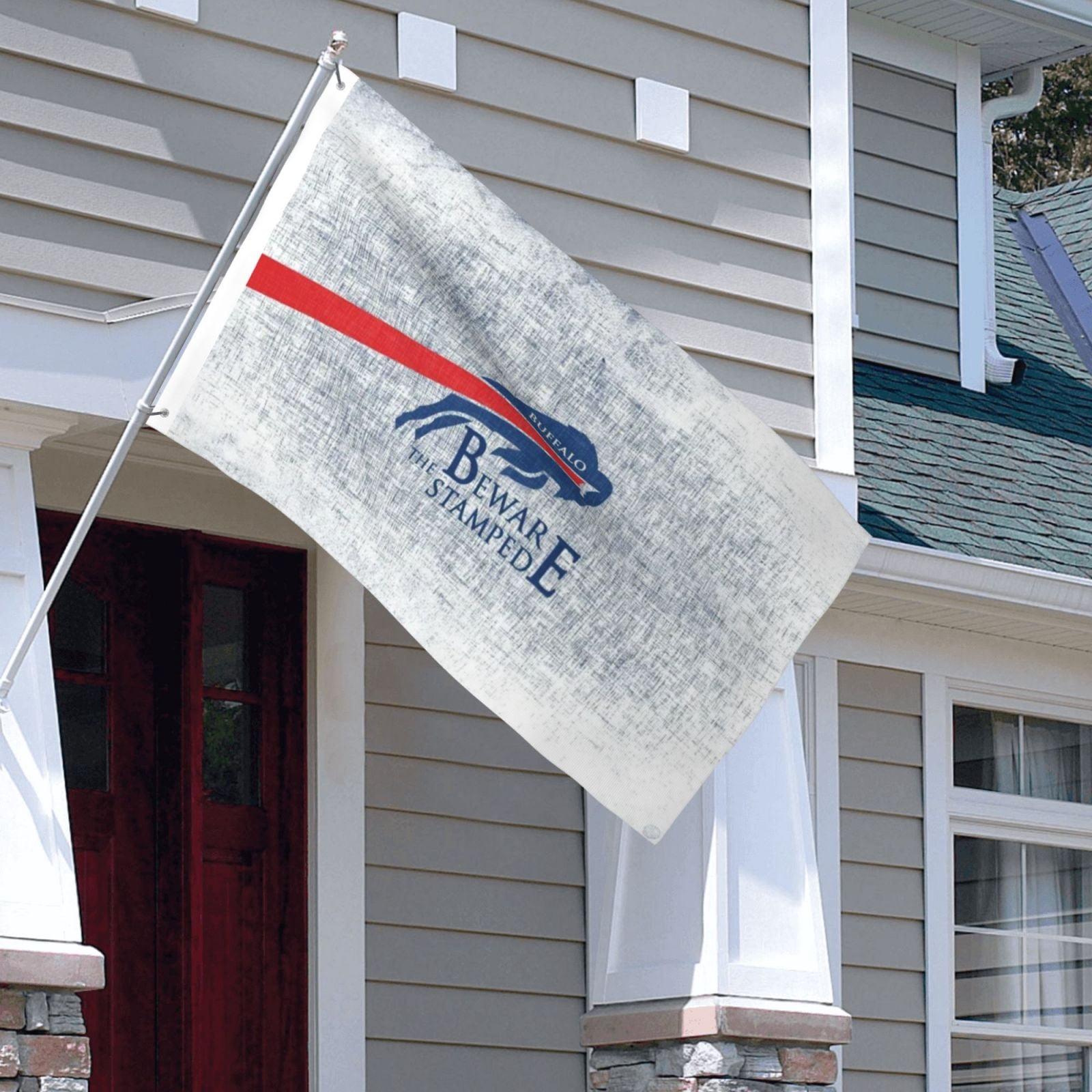 Buffalo Team Flag 3x5Ft Decorative Flag Garden Hanging Flag Double ...