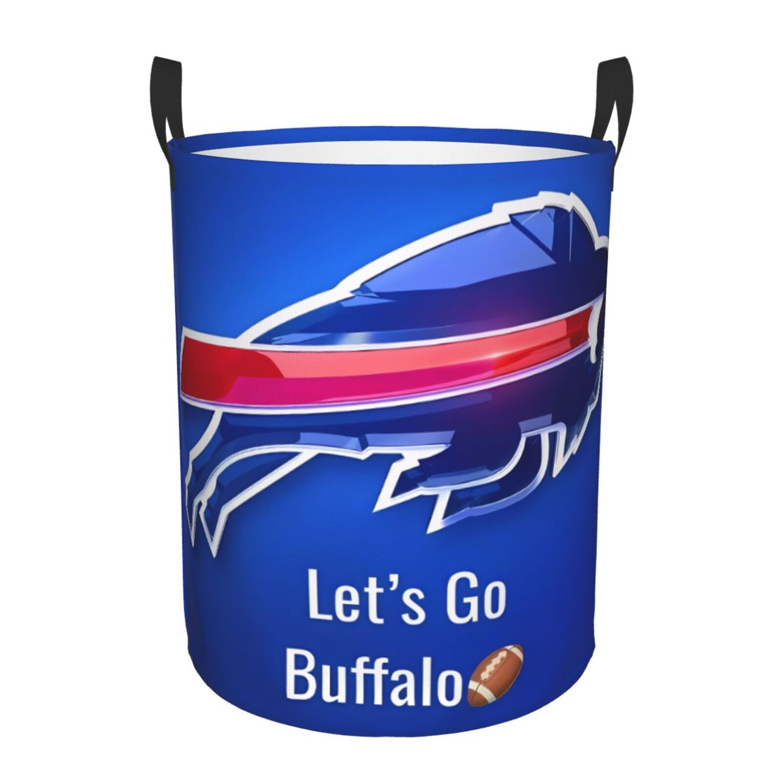 Buffalo Team Print Circular Hamper Basket,Storage Basket,Round Laundry ...