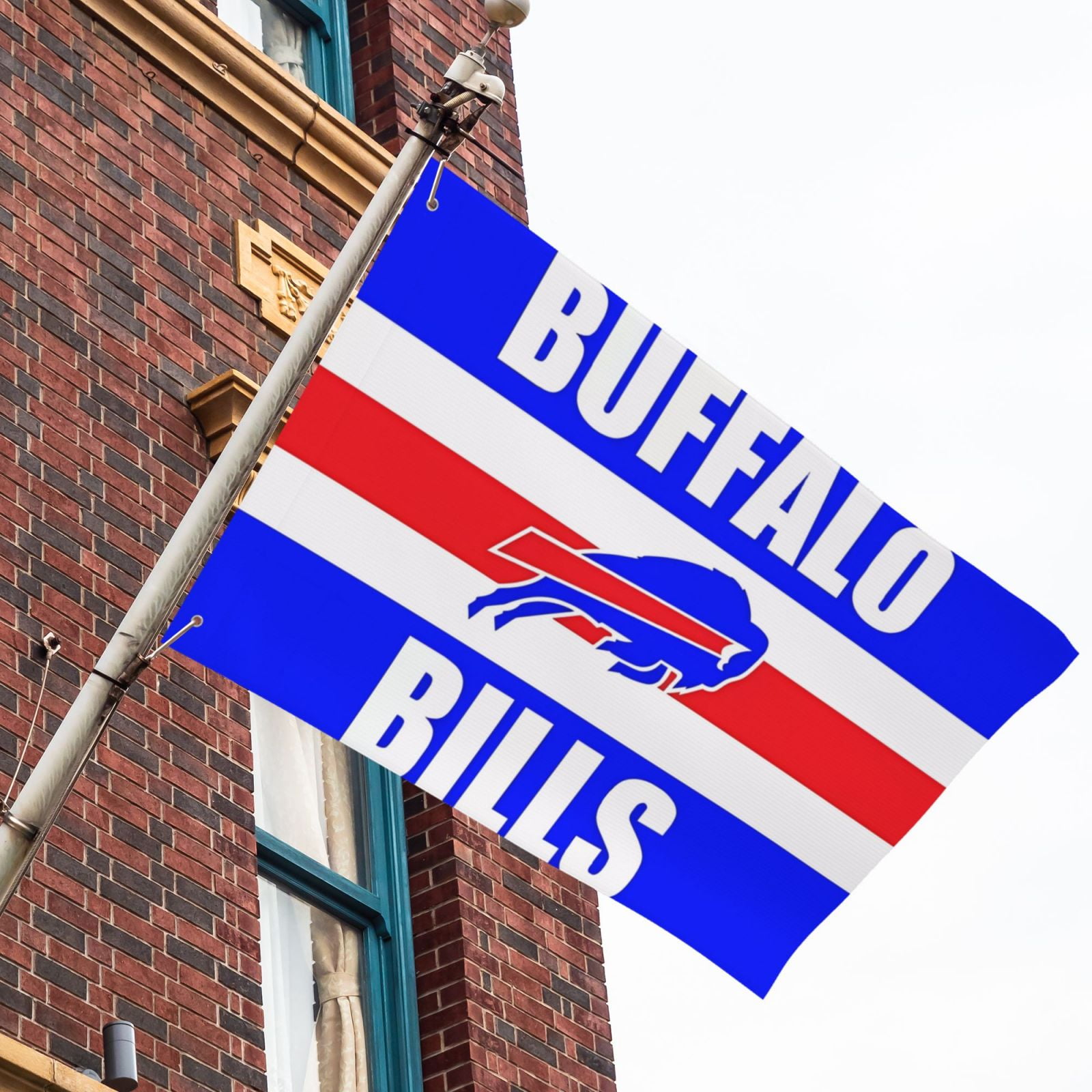 Buffalo Three Layer personalized Double Sided Flag Football Fans ...