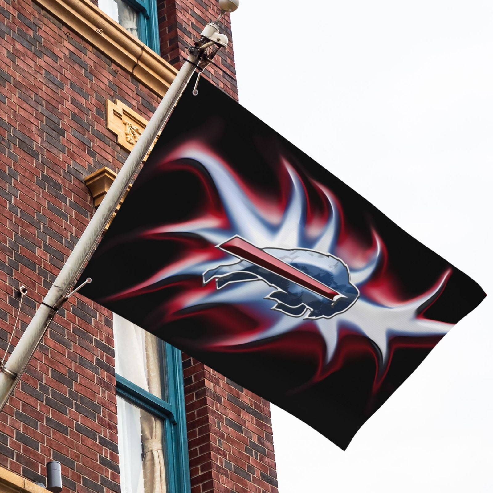 Buffalo Three Layer personalized Double Sided Flag Football Fans ...