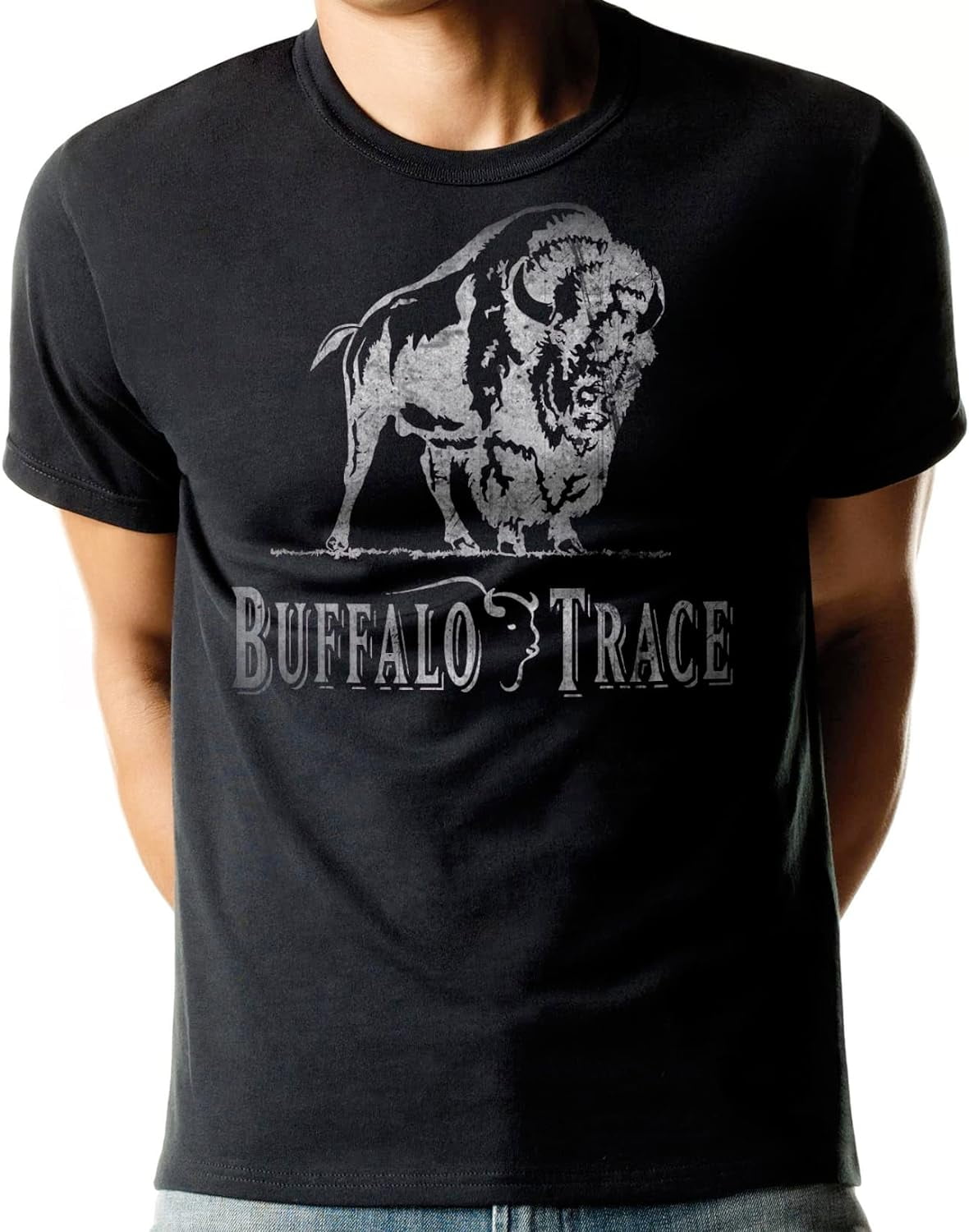 Buffalo Trace Whiskey Vintage Bourbon Whisky Drinking T-Shirt - Walmart.com
