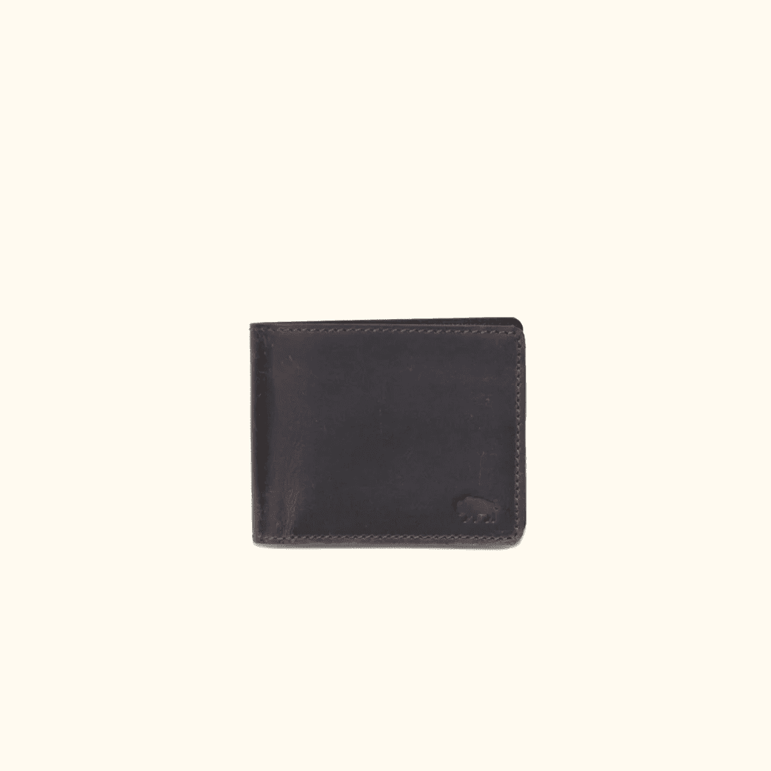 Buffalo Trails Full Grain Genuine Leather Bi Fold Wallet - Walmart.com