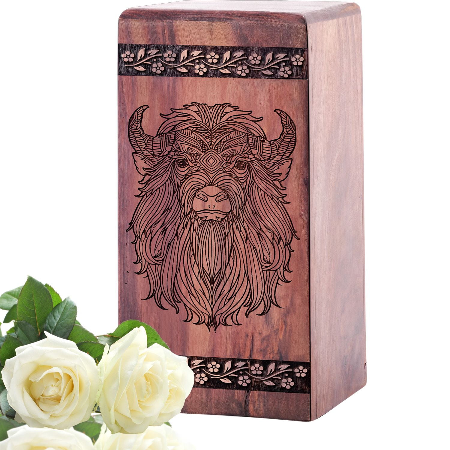 Buffalo Urn - Burial Urns For Adult Human Ashes - Large Urn For Ashes ...