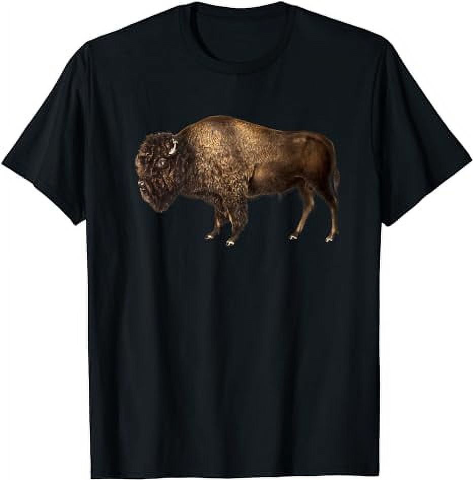 Buffalo Vintage Retro American Bison T-Shirt - Walmart.com