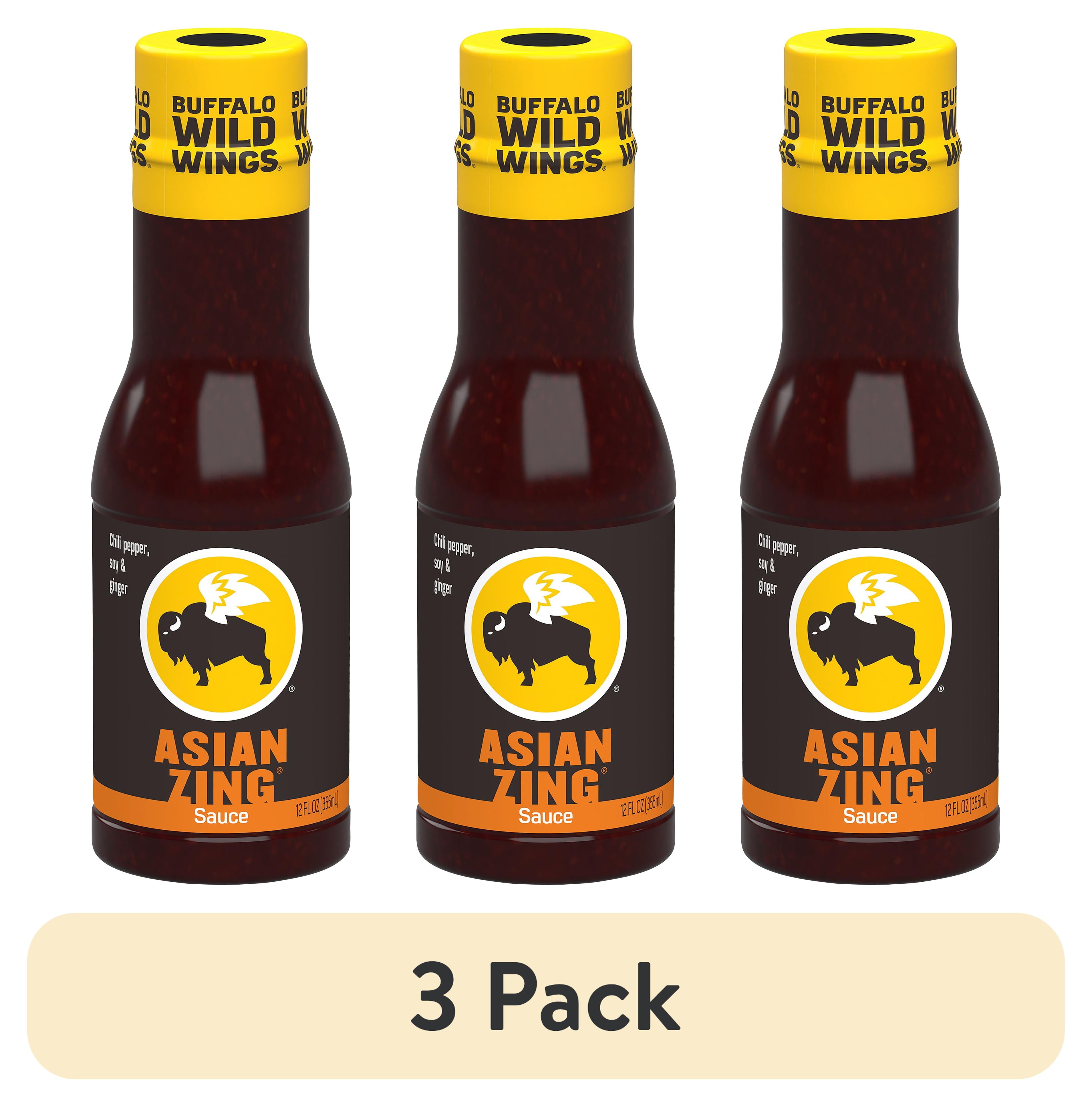 (3 pack) Buffalo Wild Wings Asian Zing Sauce, 12 fl. oz. - Walmart.com