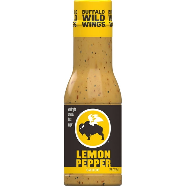 Buffalo Wild Wings Lemon Pepper Sauce, 12 fl. oz. - Walmart.com
