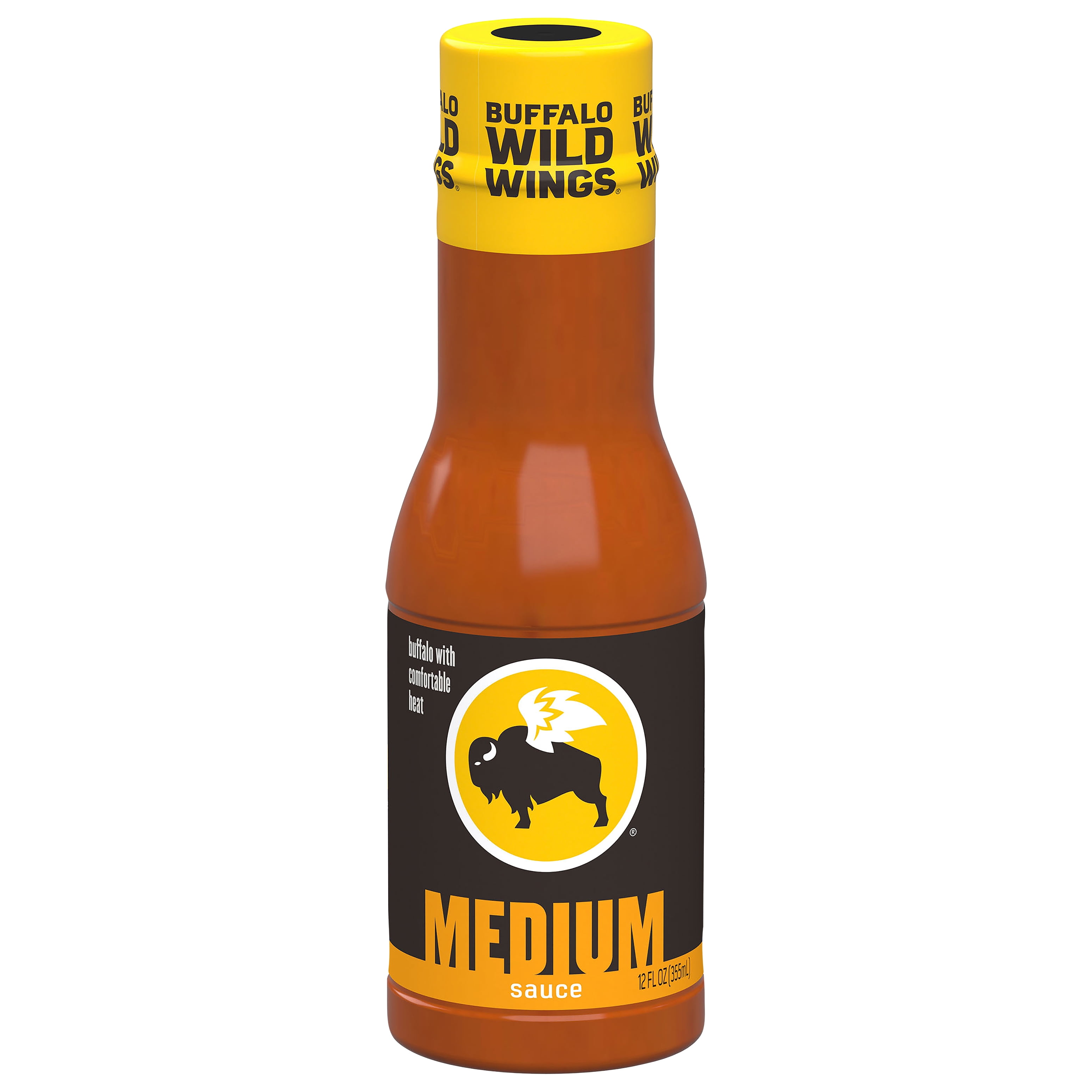 Buffalo Wild Wings Medium Buffalo Sauce, 12 fl. oz. (Pack of 6 ...