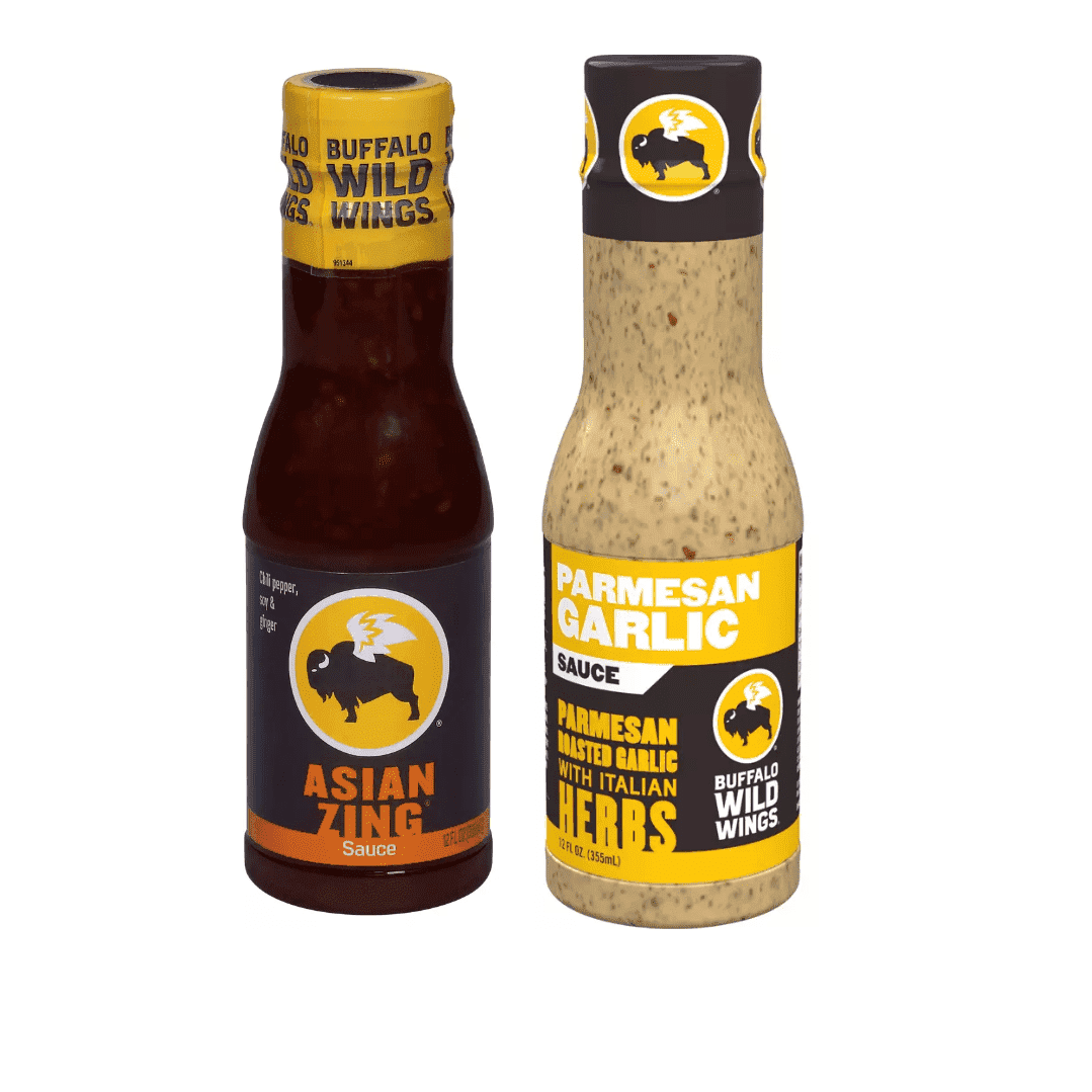 Buffalo Wild Wings Parmesan Roasted Garlic Sauces, 12 fl oz Buffalo ...