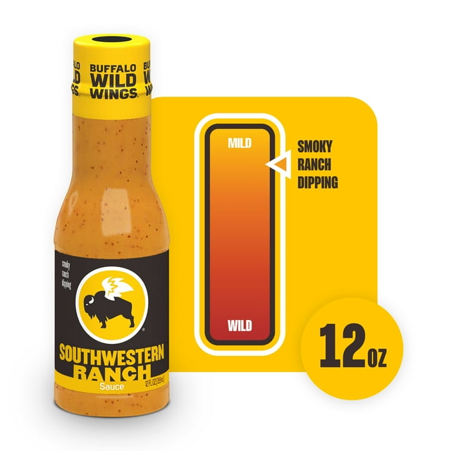 Buffalo Wild Wings Southwestern Ranch Sauce, 12 fl. oz. - Walmart.com