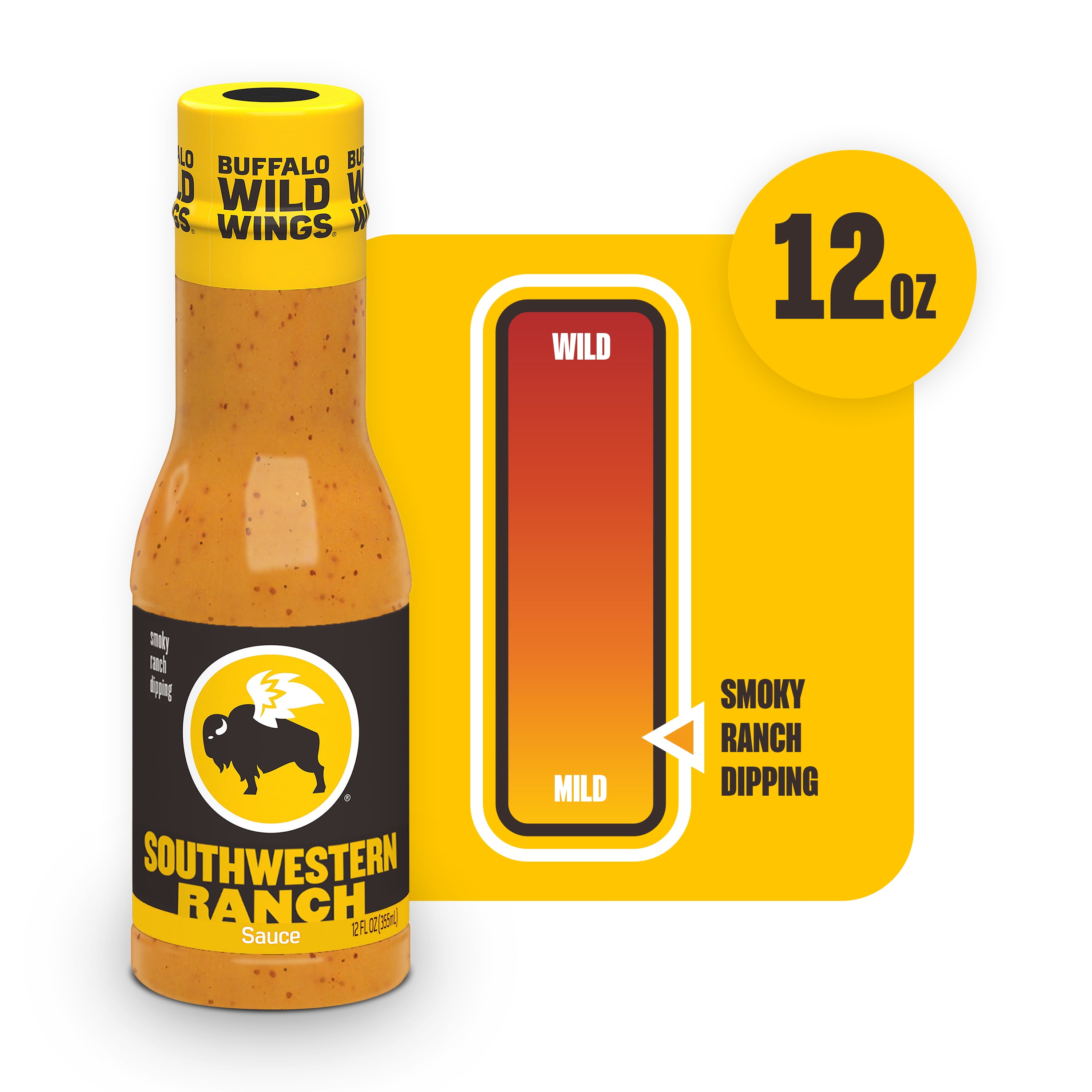 Buffalo Wild Wings Southwestern Ranch Sauce, 12 fl. oz. - Walmart.com