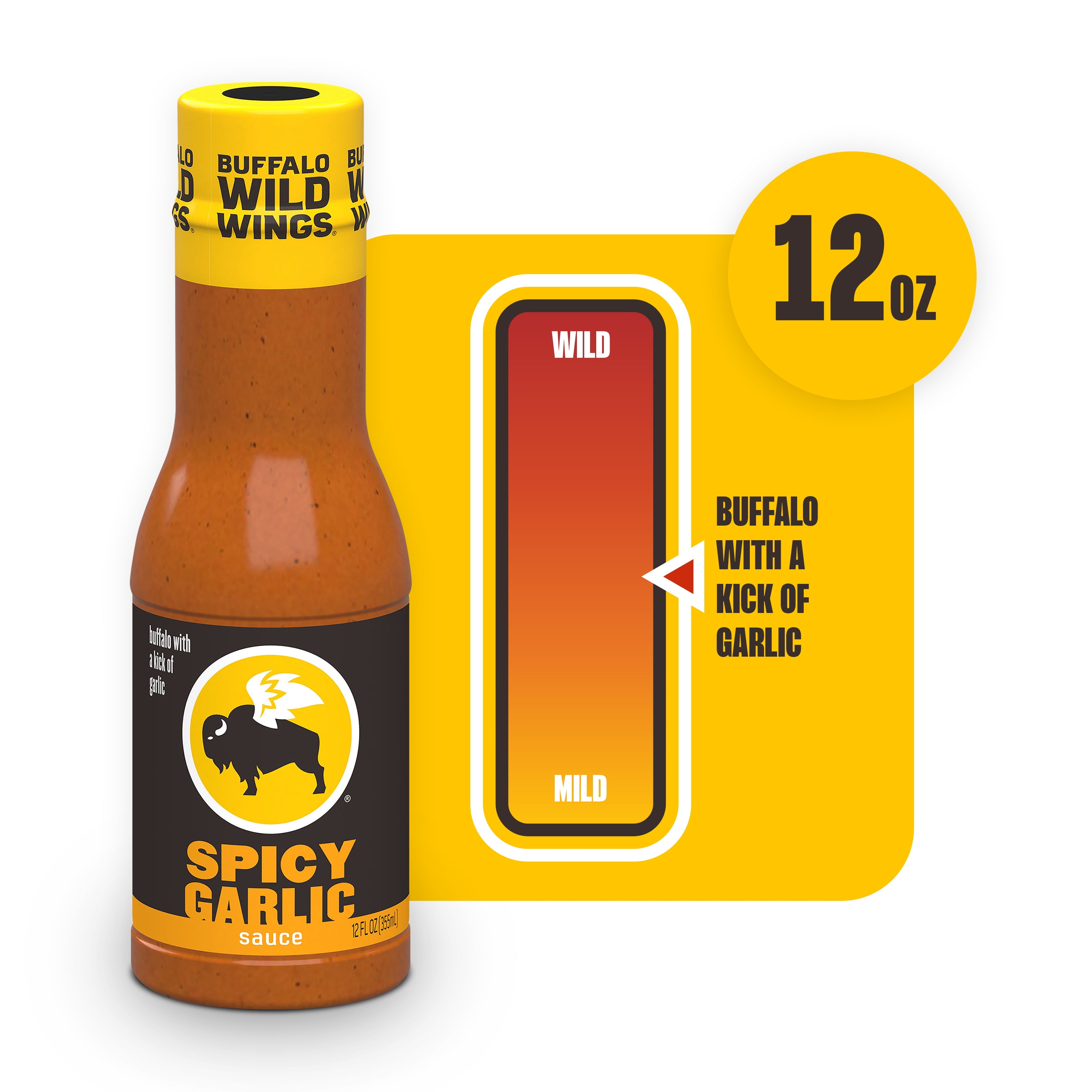 Buffalo Wild Wings Spicy Garlic Buffalo Dip Sauce, 12 fl. oz. - Walmart.com