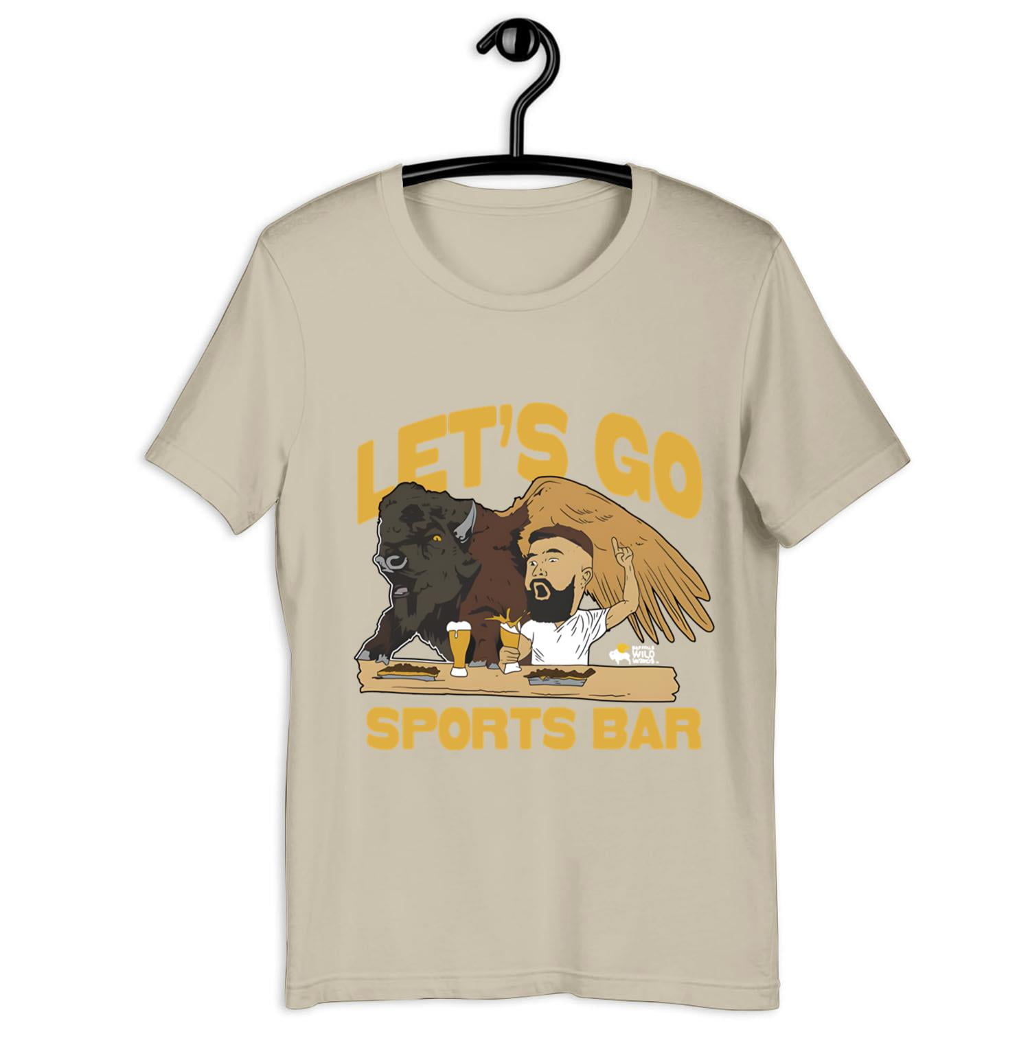 Buffalo Wild Wings x Jason Kelce Let’s Go Sports Bar T shirts - Walmart.com