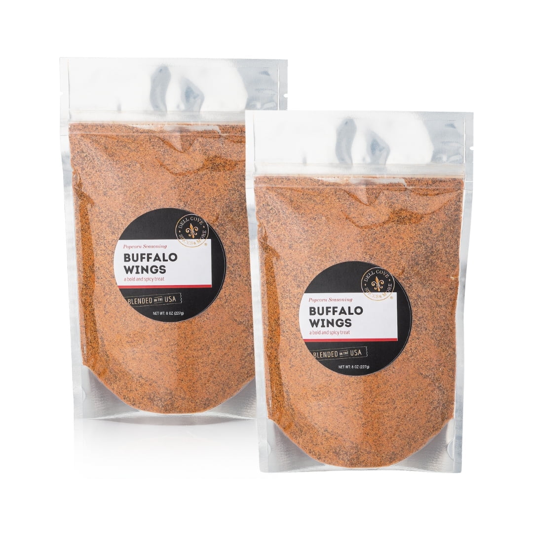 Buffalo Wings Low Sodium Popcorn Seasoning - Popcorn Flavoring for ...