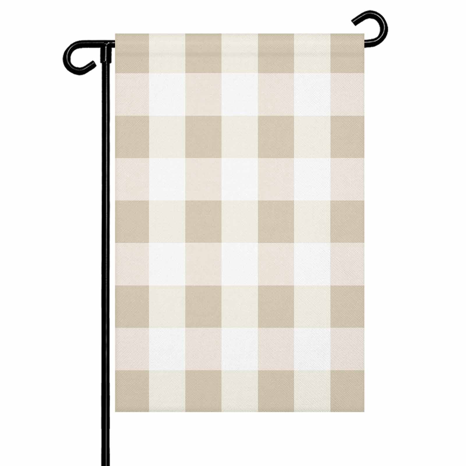 Buffalo Yellow Plaid Garden Flag 12x18 Inch Spring Simple Pattern ...