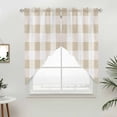 Buffalo Yellow Plaid Swag Curtain Valance for Windows, Spring Simple ...