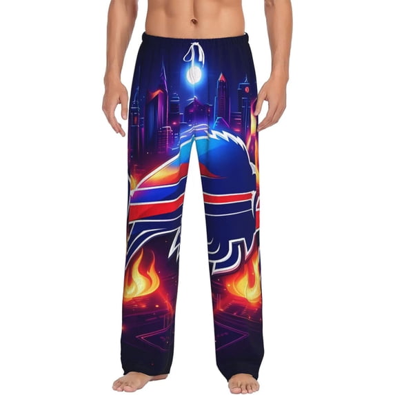 Buffalo adult men's flannel pajama pants, men's thermal pajama pants ...