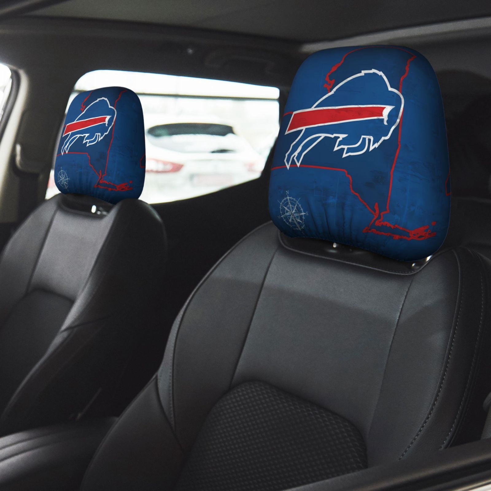 Buffalo1 America Football Team-Inspired Car Headrest Covers 2 Pcs ...