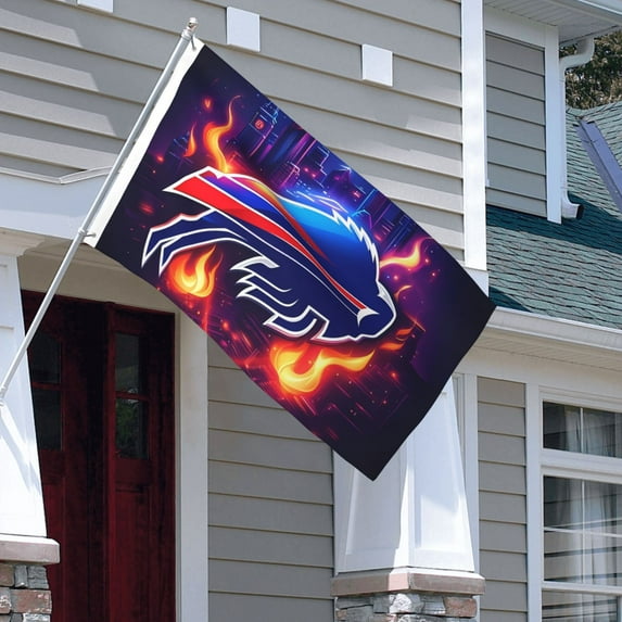 Buffalo1 City Football team flag double-sided 3x5ft flags patio ...