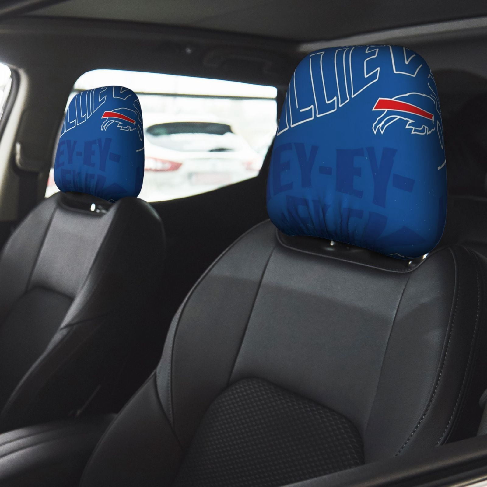 Buffalo1 City Team Car Headrest Covers (2-Pack) Car Seat Pillow Covers ...