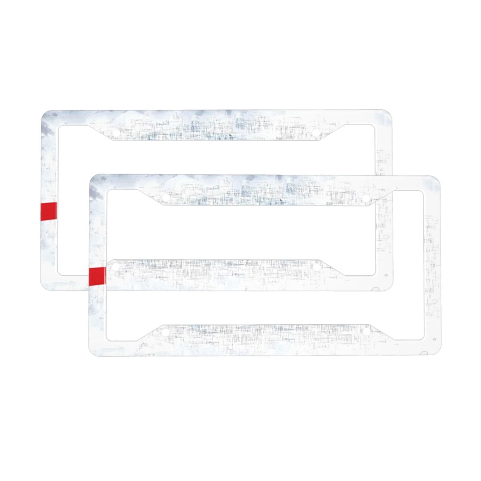 Buffalo1 Custom 4-Hole Football License Plate Frame (Set of 2 ...