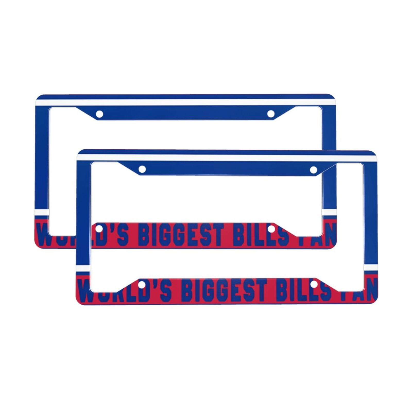 Buffalo1 Custom 4-Hole Football License Plate Frame (Set of 2 ...