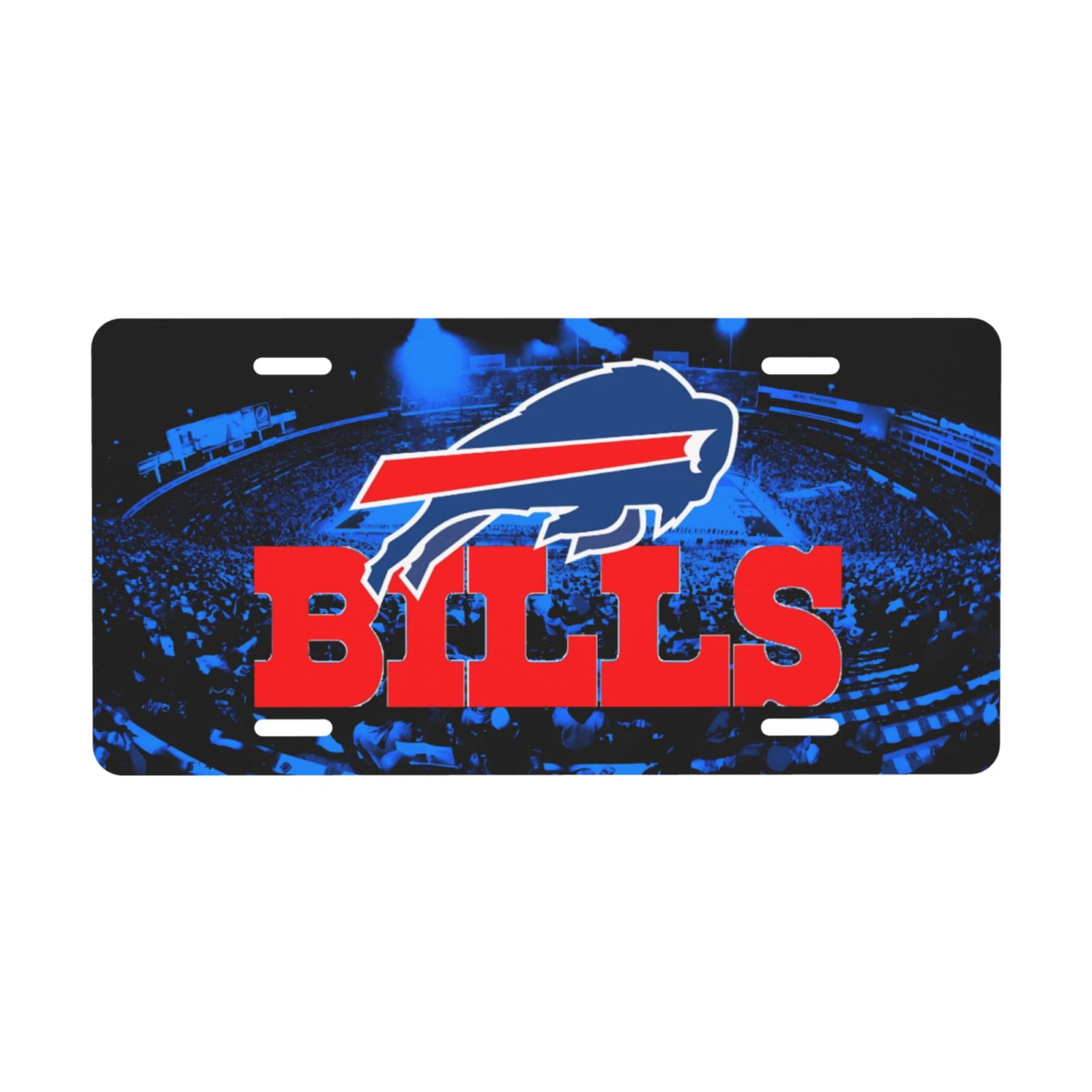Buffalo1 Football Team Car Decorative License Plate 6 x 12" - Universal ...